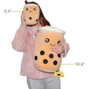 AIXINI | Toys | 96 Inch Boba Plush Stuffed Bubble Tea Plushie Cartoon Milk Tea Cup Pillow | Poshmark